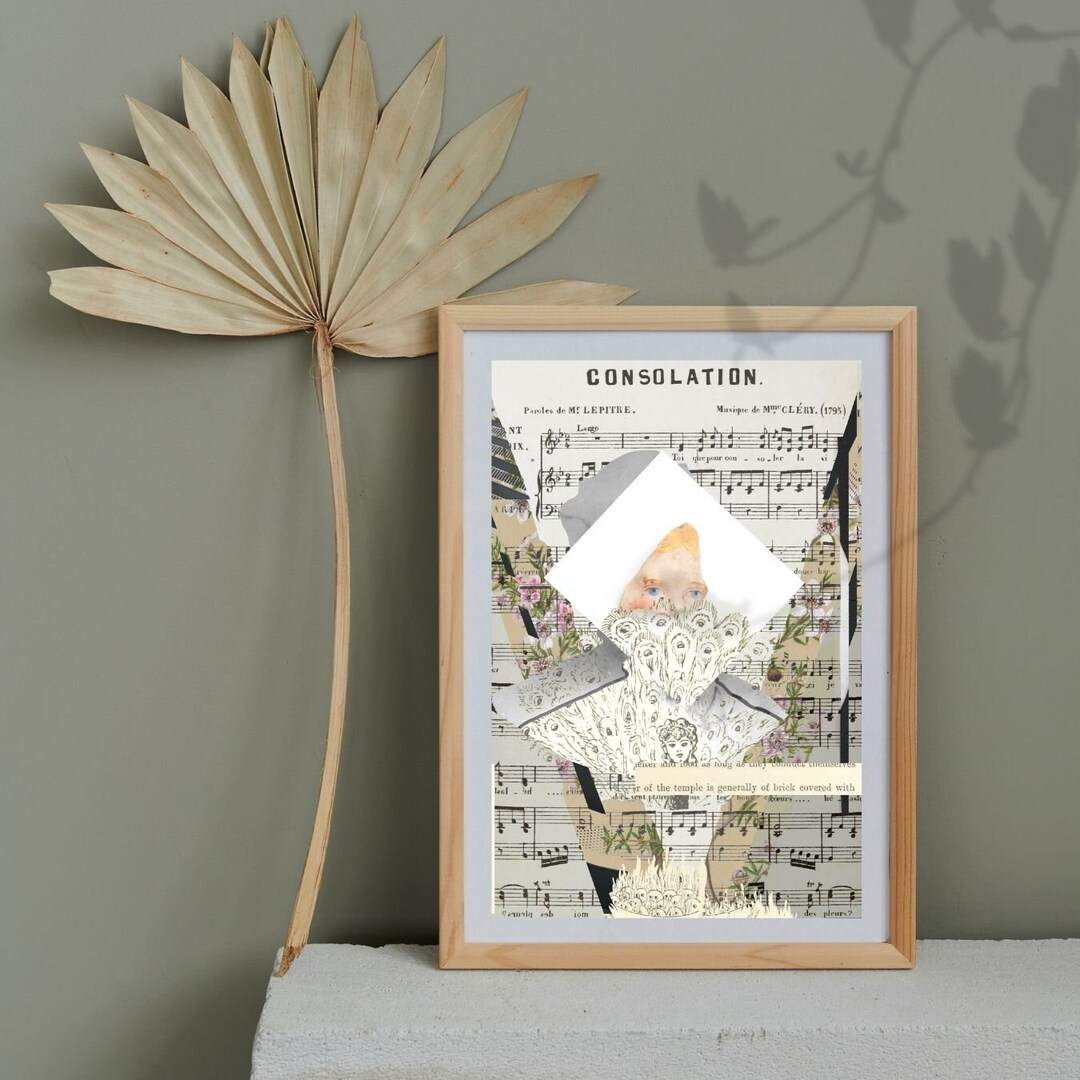 CONSOLATION Poster Illustration Collage - Etsy