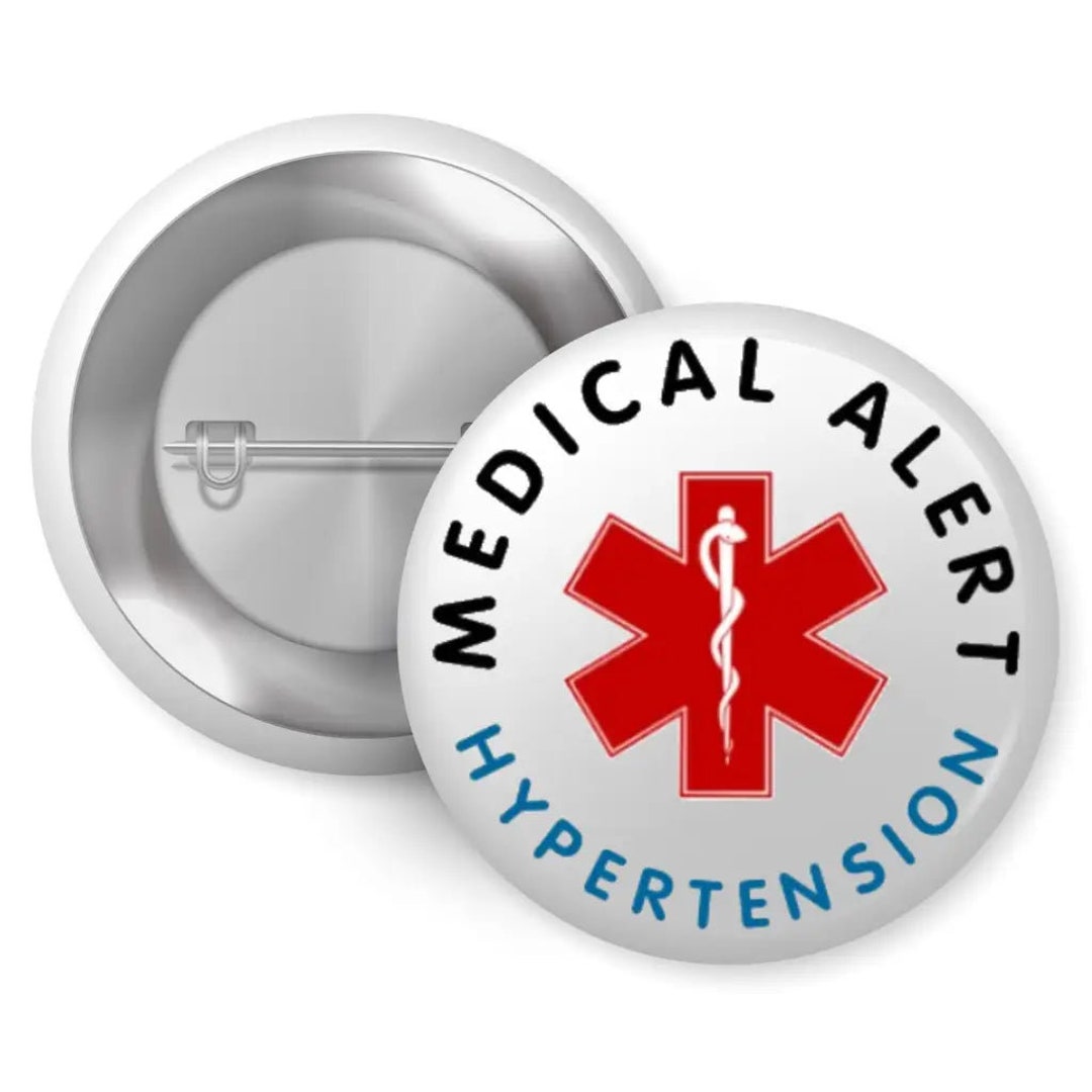 Hypertension Medical Alert Logo Badge 1in 25mm - Etsy