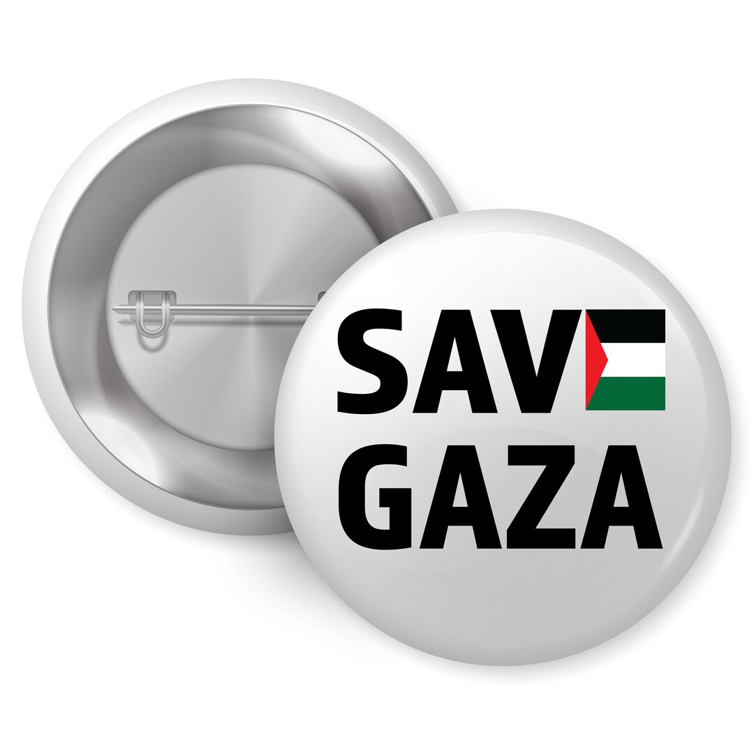 Save Gaza Free Palestine Political Flag Pin Button Badge - Etsy UK