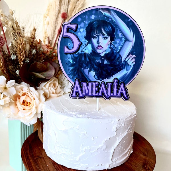 Addams Family Cake Topper - Etsy Australia