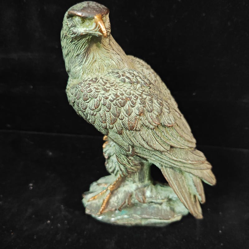American Bald Eagle Desk Statue - Etsy