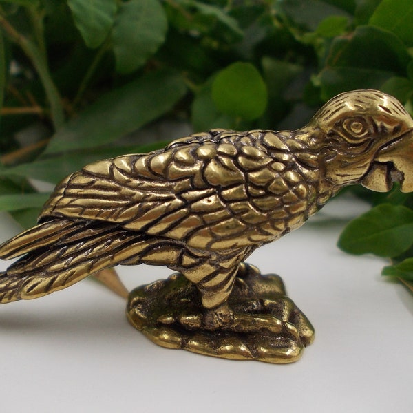 Metal Parrot Sculpture - Etsy