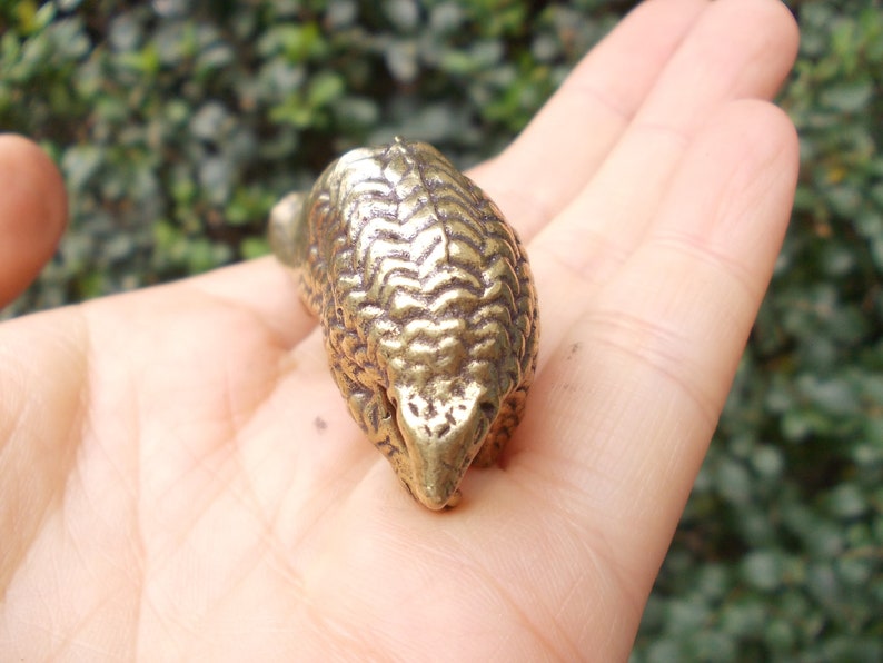 Rare Vtgbrasslover Vtg Vintage Style Brass Pangolin Statues Small ...