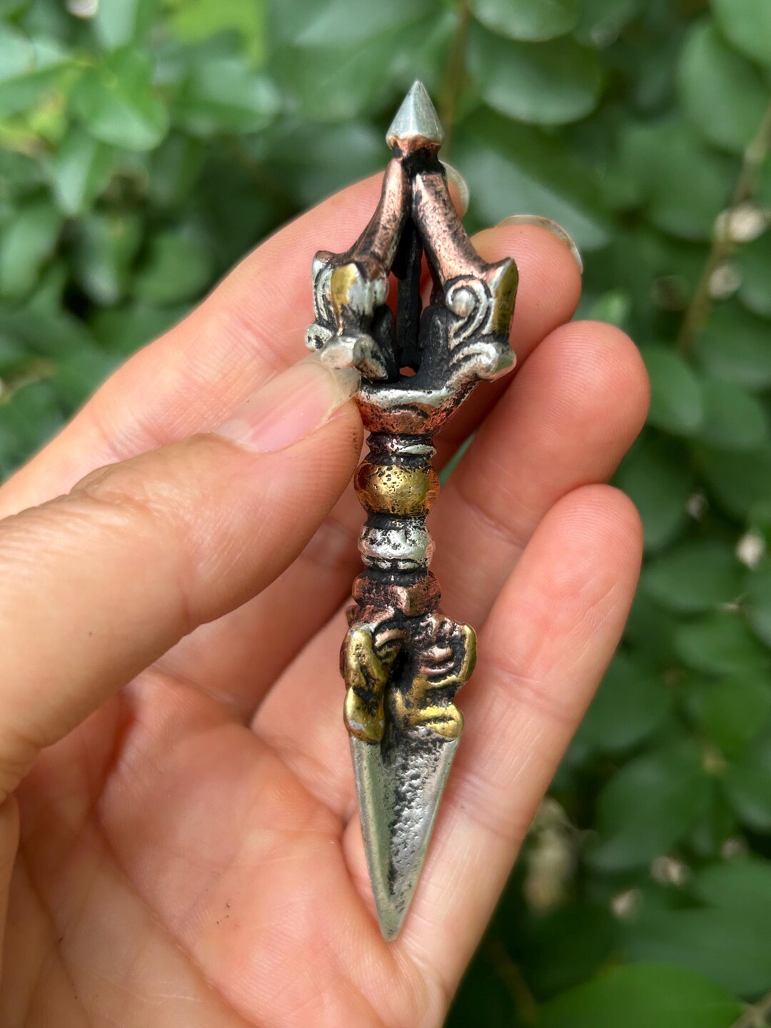 Nepal Buddha Tantra Buddhism, Tibetan Brass Rare Dorje Phurpa Pestle ...