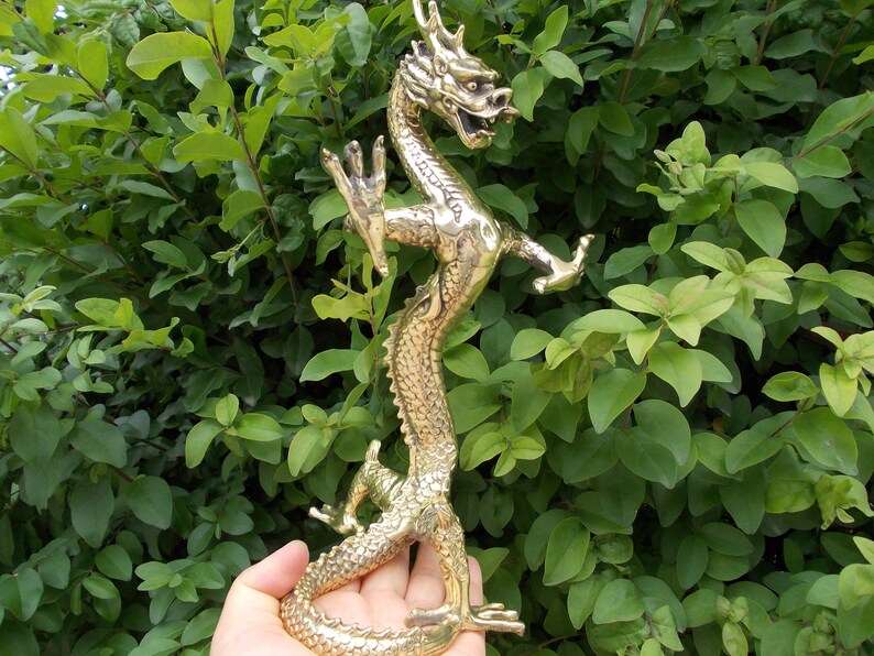 2026 Chinese New Year Dragon Statue Brass Magical and Noble Copper ...
