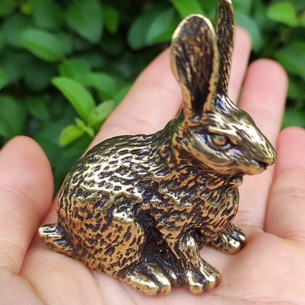 Brass Rabbit - Etsy