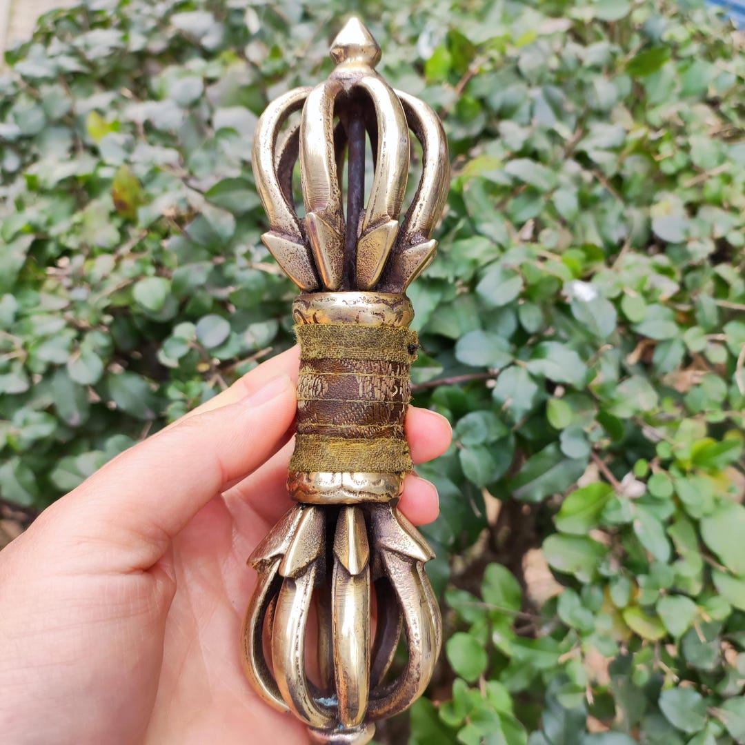 Tibetan Brass Dorje Phurpa Pestle, Nepal Buddha Tantra Buddhism, Vajra ...