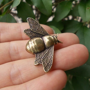 Miniature Brass Bee Figurine Model Ornament Retro Bee Animal Statue ...