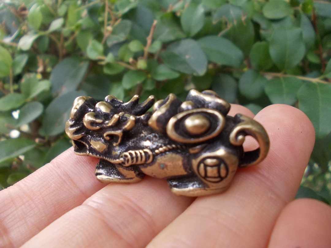 Get 2 Vtgbrasslover Vtg Vintage Style Brass Pixiu Statue Fortune ...