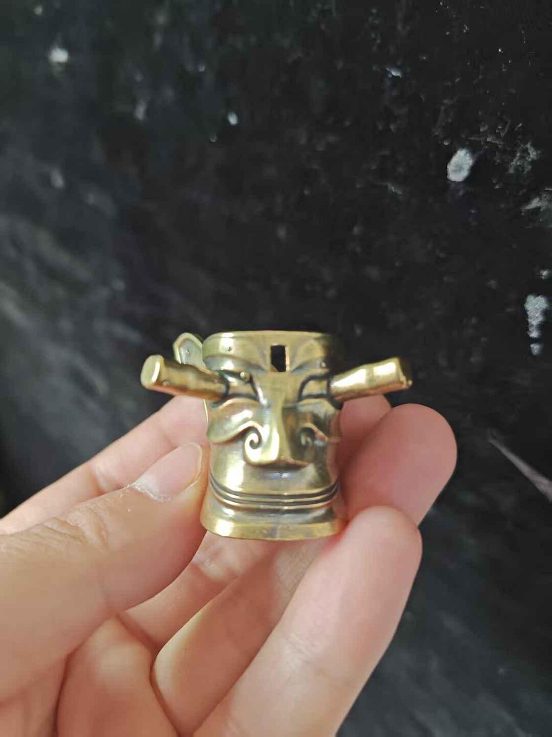Bronze Man Sculpture Sanxingdui Dancing Man Statue, Feng Shui Decor ...