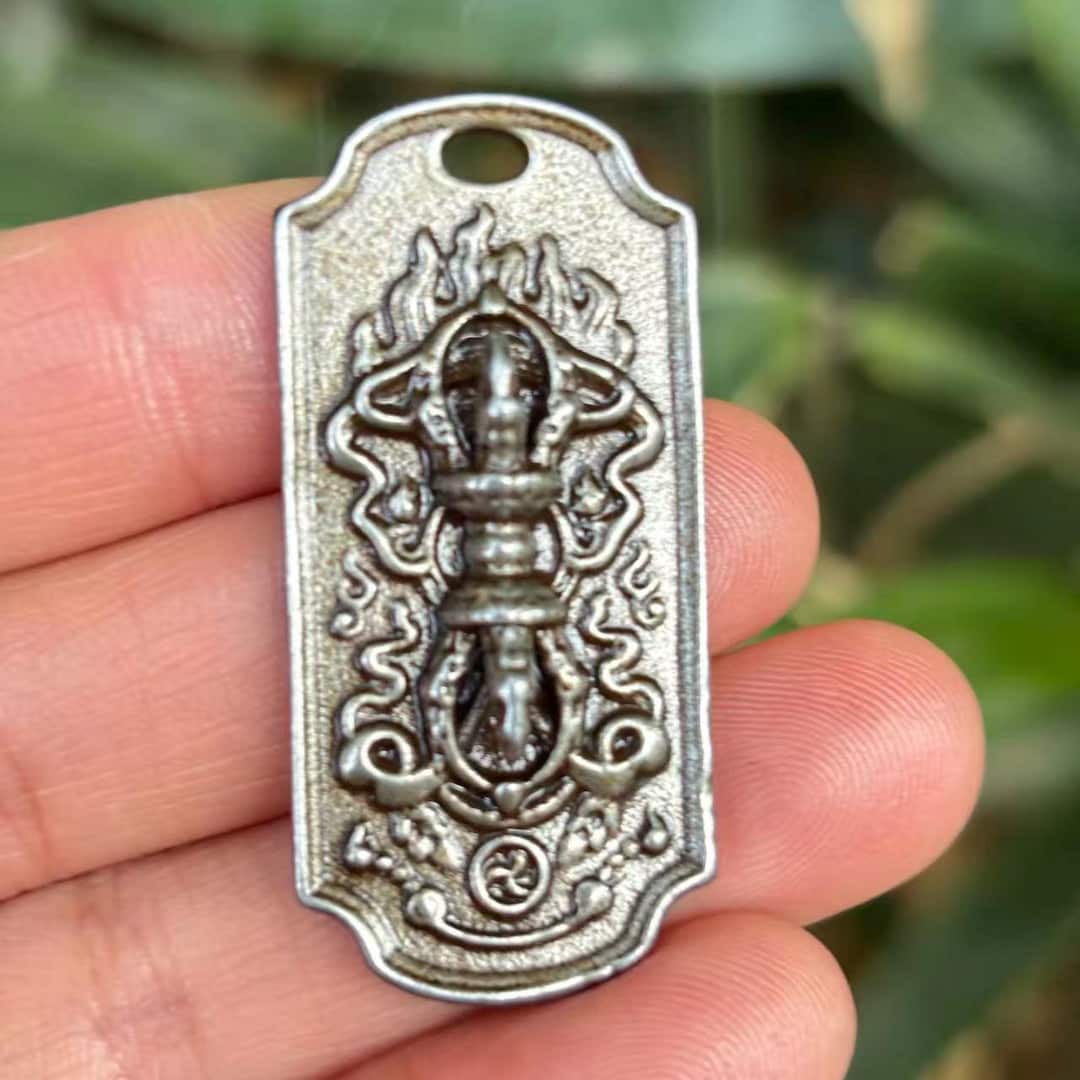 Metal Vajra Pendant Buddhist Prayer Charm Spiritual Feng Shui Decor - Etsy