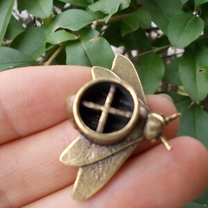 Miniature Brass Bee Figurine Model Ornament Retro Bee Animal Statue ...