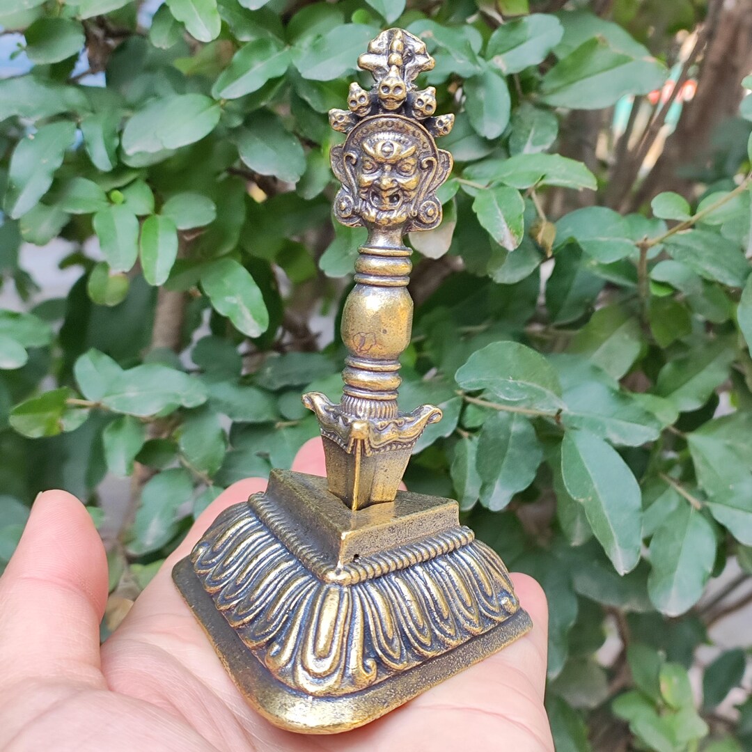 Tibetan Buddha Tantra Buddhism,nepal Brass Dorje Phurpa Pestle,copper ...