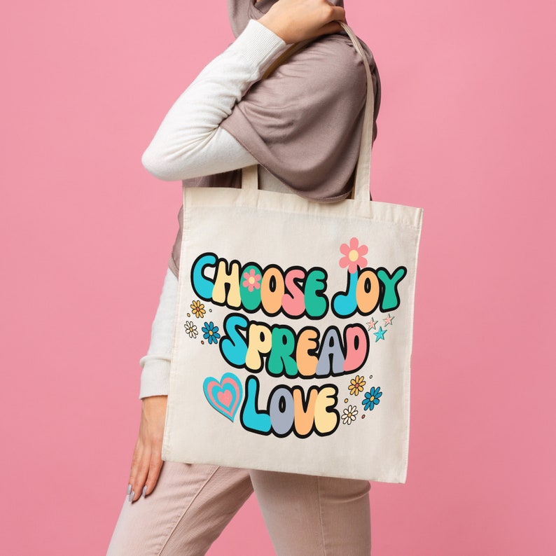 Choose Joy Spread Love Svg Png Jpg, Positive Quotes, Wavy Text Svg ...