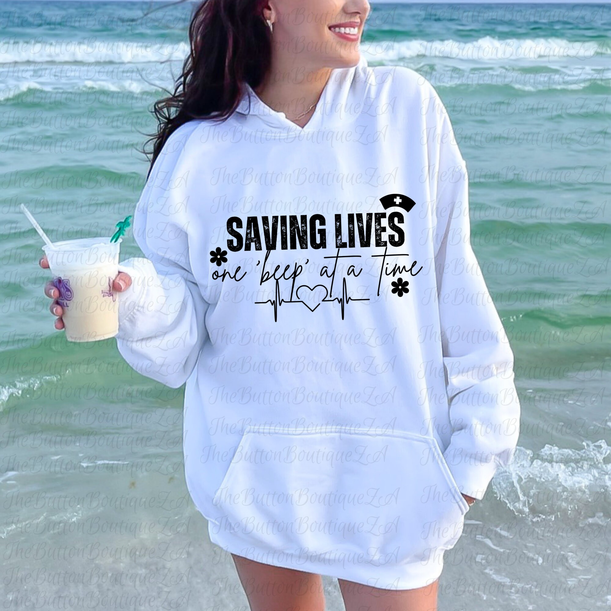 Saving Lives One Beep at A Time SVG PNG JPG Nurse Life - Etsy