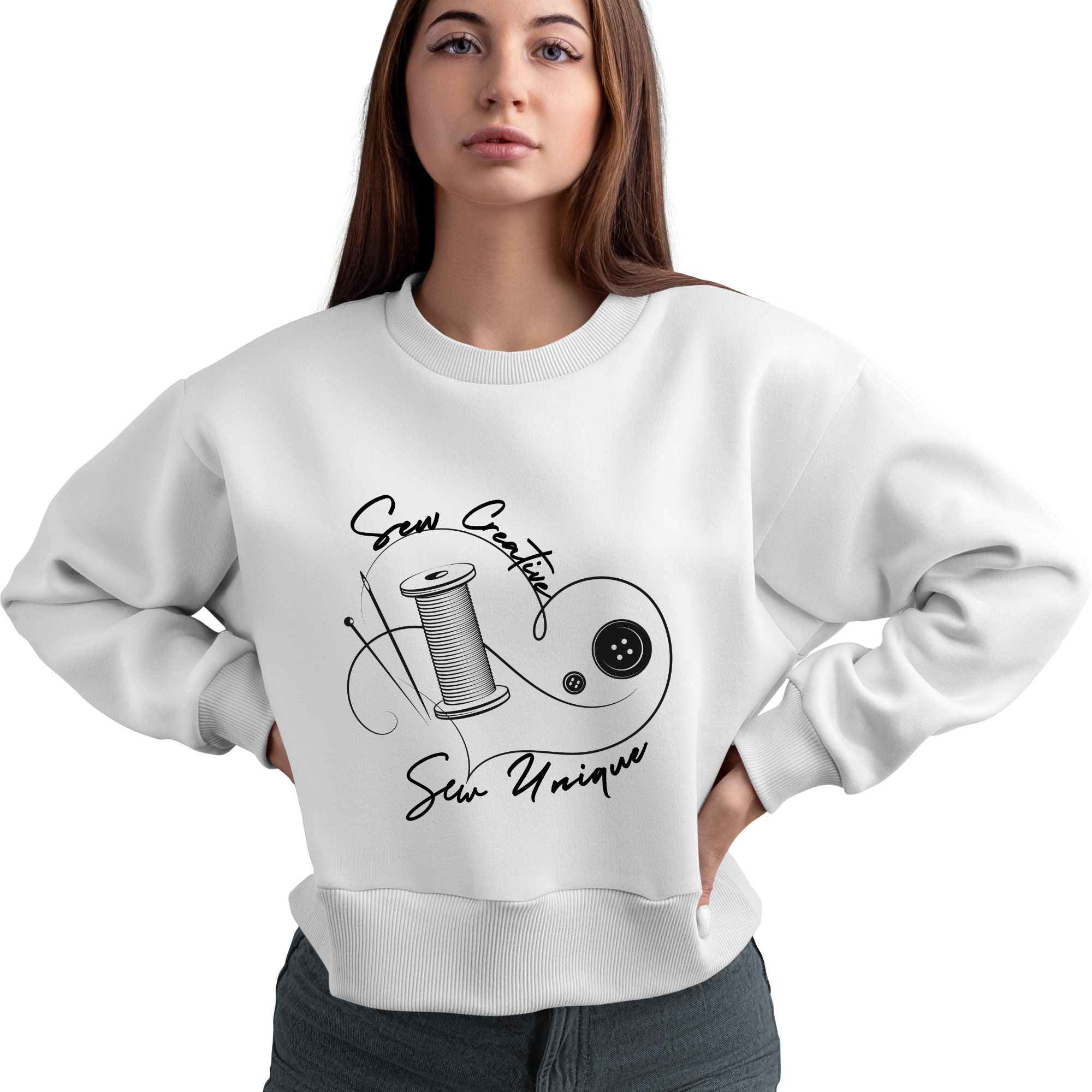 Sew Creative Sew Unique Svg Png Jpg Gift for Seamstress, Sewist Lover ...