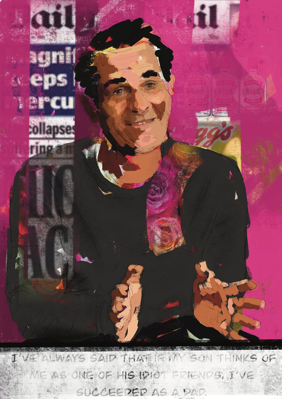 Buy Phil Dunphy Print Wall Poster TV Art Modern Family Fan Gift Series ...
