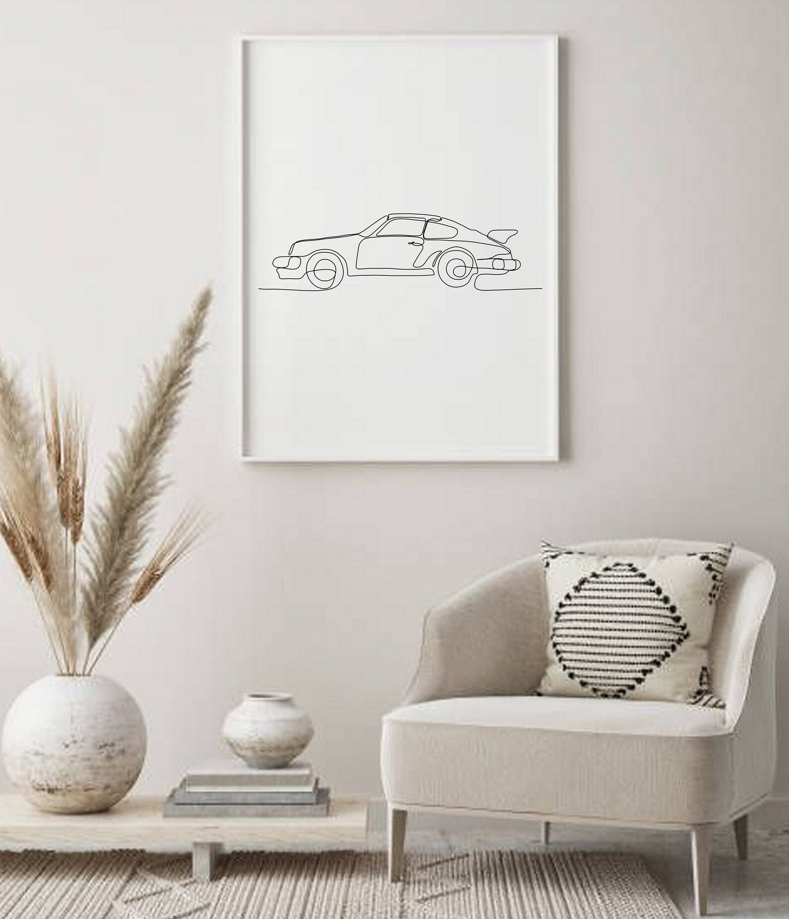 Rolled Posters Porsche 911 Minimal Line Art - Etsy