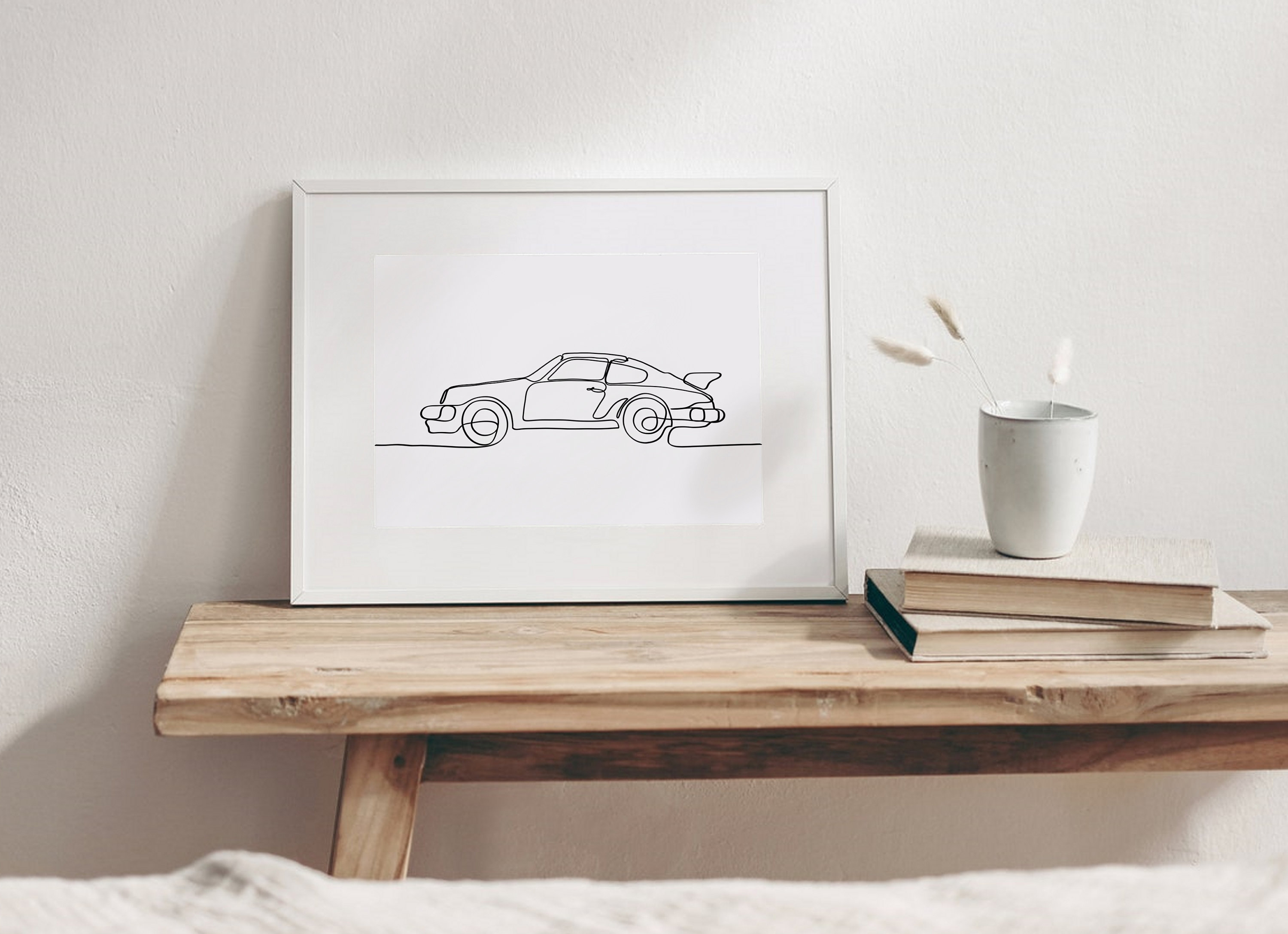 Rolled Posters Porsche 911 Minimal Line Art - Etsy