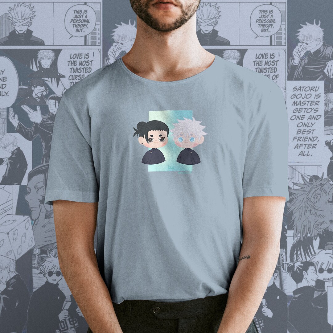 T-shirt t-shirt Gojo Satoru & Geto Suguru Jujutsu Kaisen - Etsy