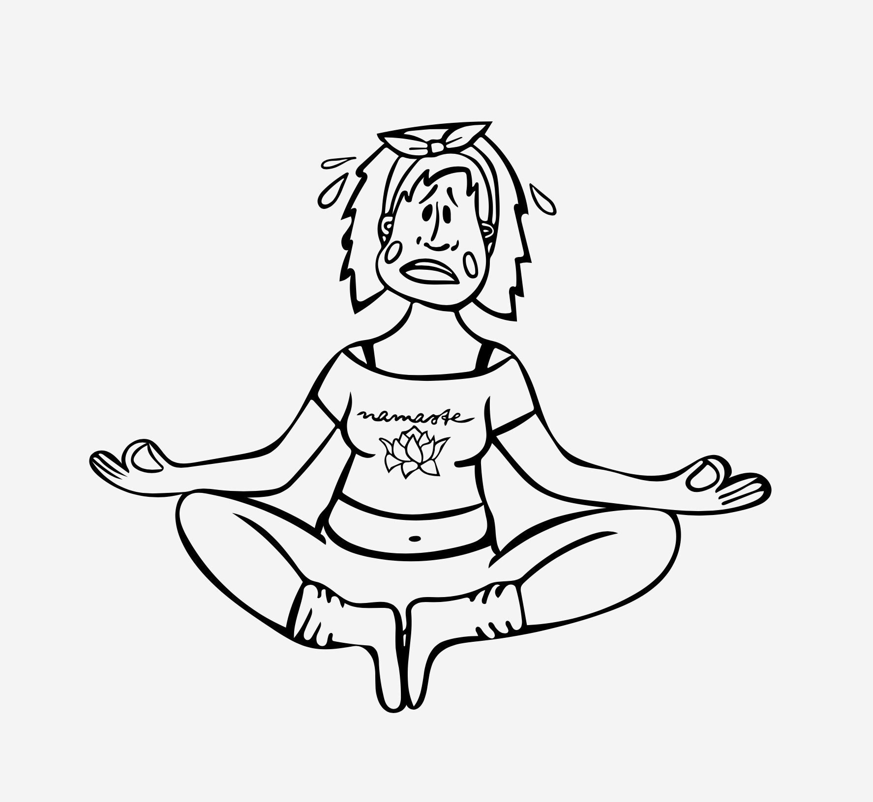 Yogagreta Yoga Namaste Plot File SVG File Plotter Athlete - Etsy Yogagreta Yoga Namaste Plot File SVG File Plotter Athlete - Etsy