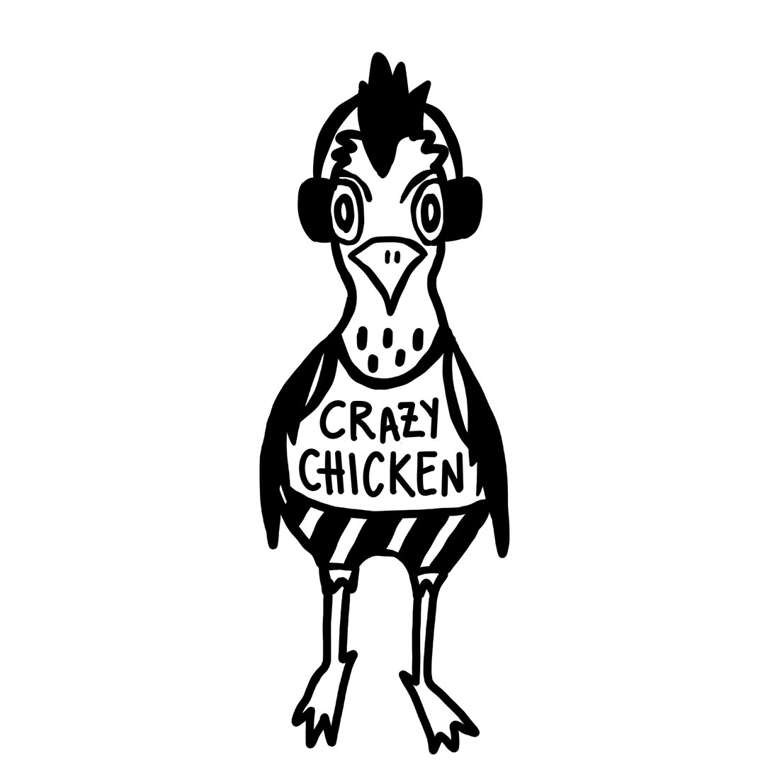 Crazy Chicken Plot File Cricut Silhouette SVG - Etsy