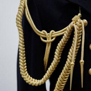 Germany Golden Silver Aiguillette for Bullion and Mylar Costume Uniform ...