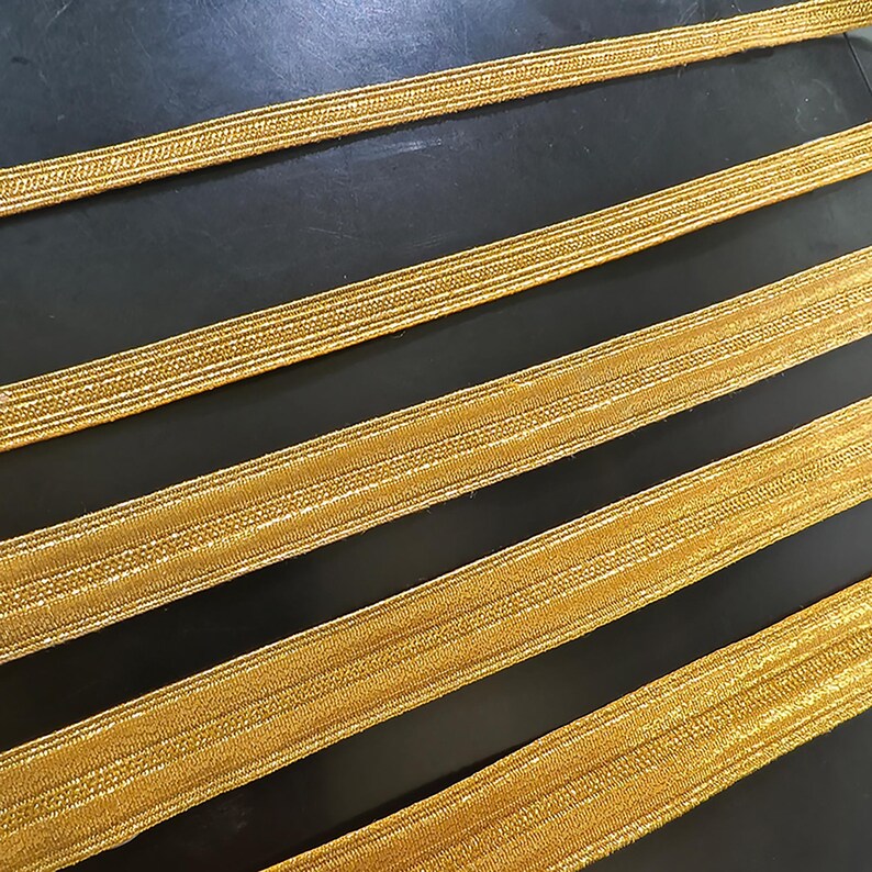 Mylar Braid Ribbon: Army Uniform Cap Band & Garment Trim (5-13MM) - Etsy