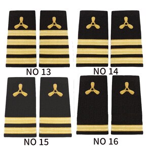 Military Navy Captain Shoulder Epaulettes: Handcrafted Rank Insignia - Etsy
