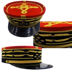 British Army Navy Cap: Embroidered Military Headgear - Etsy