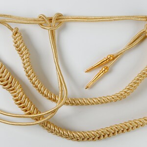 Germany Golden Silver Aiguillette for Bullion and Mylar Costume Uniform ...