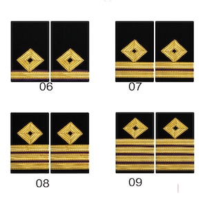 Merchant Marine Gold Braid Epaulettes: Captain, Chief Officer - Etsy