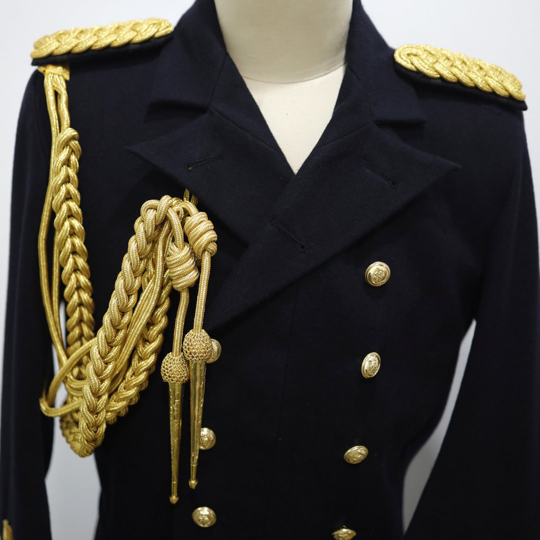 Golden Mylar Aiguillette: Cosplay Costume Shoulder Cord - Etsy