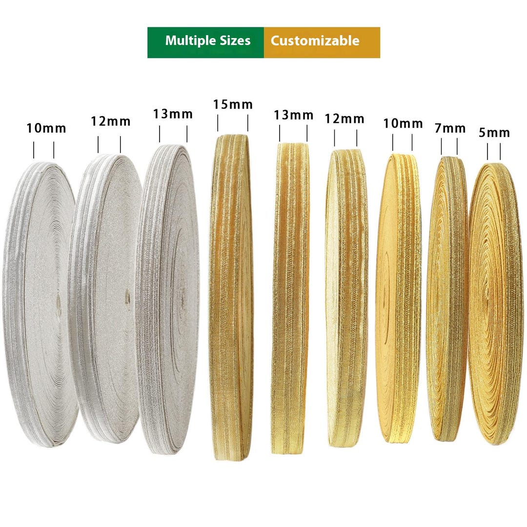 Mylar Braid Ribbon: Army Uniform Cap Band & Garment Trim (5-13MM) - Etsy