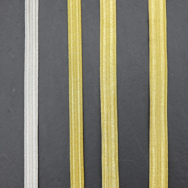 Mylar Braid Ribbon Army Uniform Cap Band Epaulet Braid Cuff - Etsy