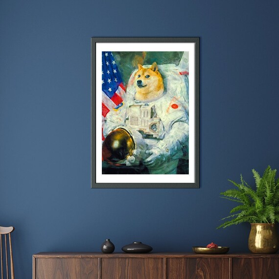 Doge Meme Astronaut