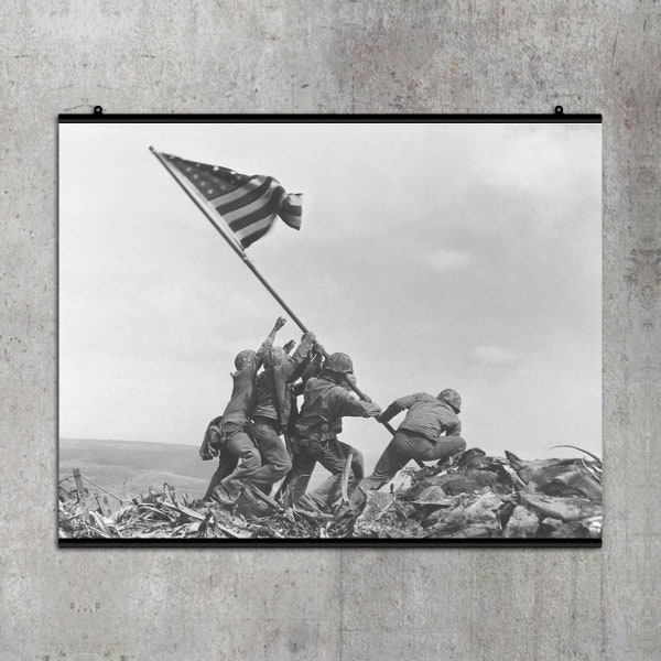 Iwo Jima Oil Painting - Etsy