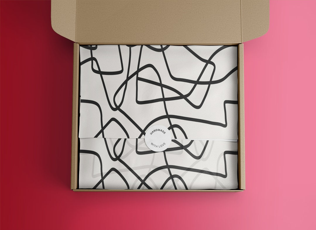 Tissue Paper Design // Wrapping Paper, Minimalist Paper, Digital Paper ...