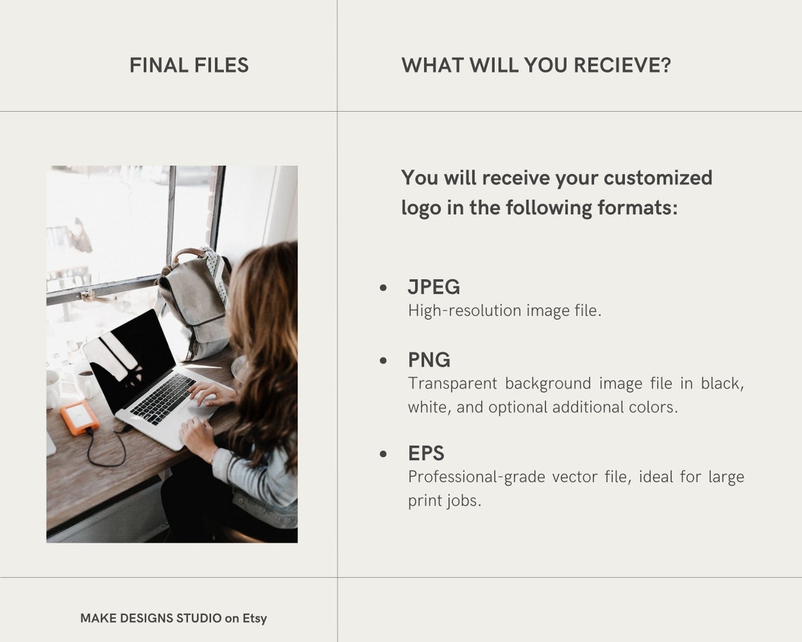 Custom Logo Design // Premade Logo, Text Only Logo, Minimalist Logo ...