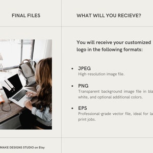 Custom Logo Design // Premade Logo, Text Only Logo, Minimalist Logo ...