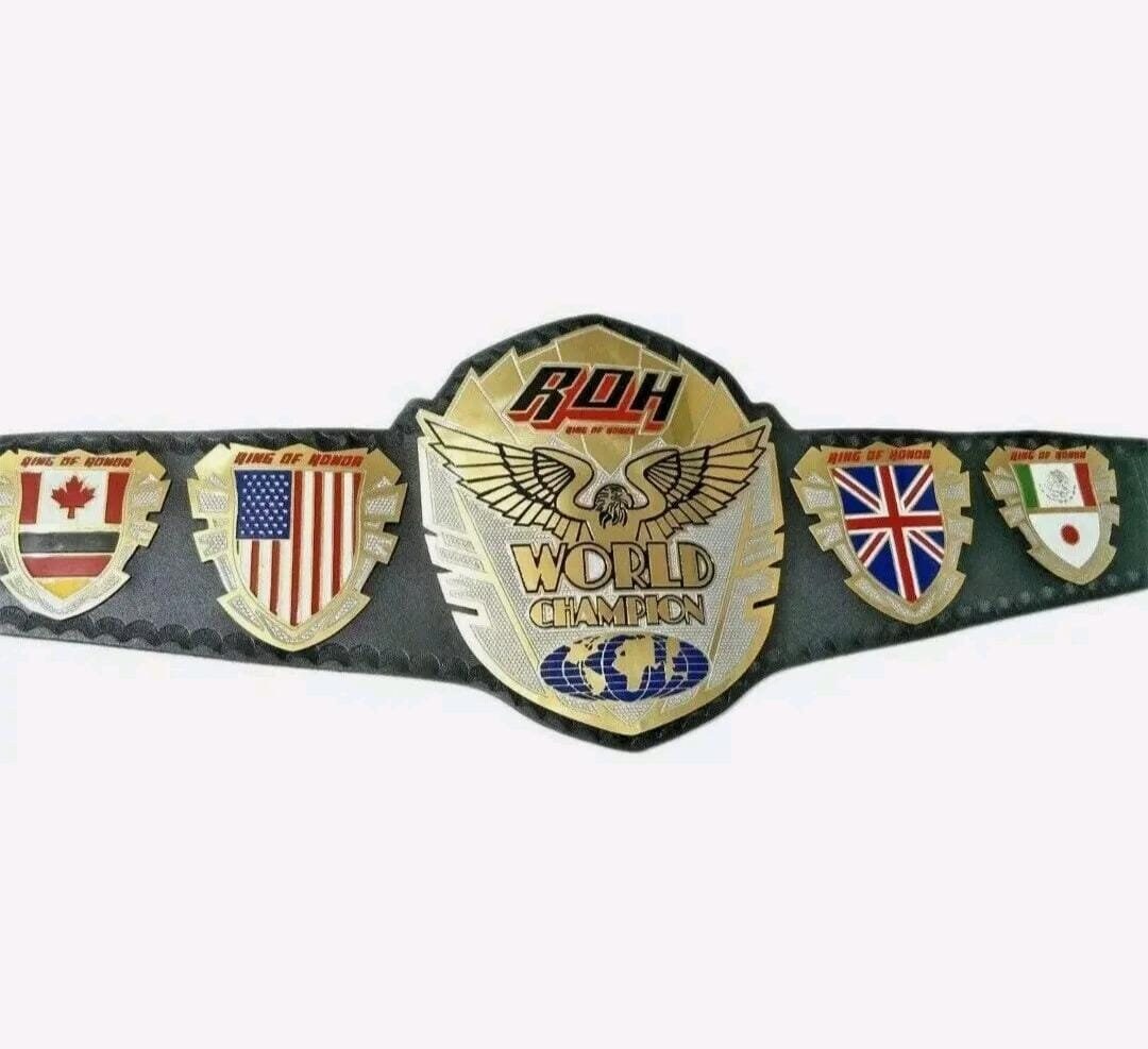 ROH WORLD HEAVYWEIGHT Wrestling Championship Title Belt - Etsy