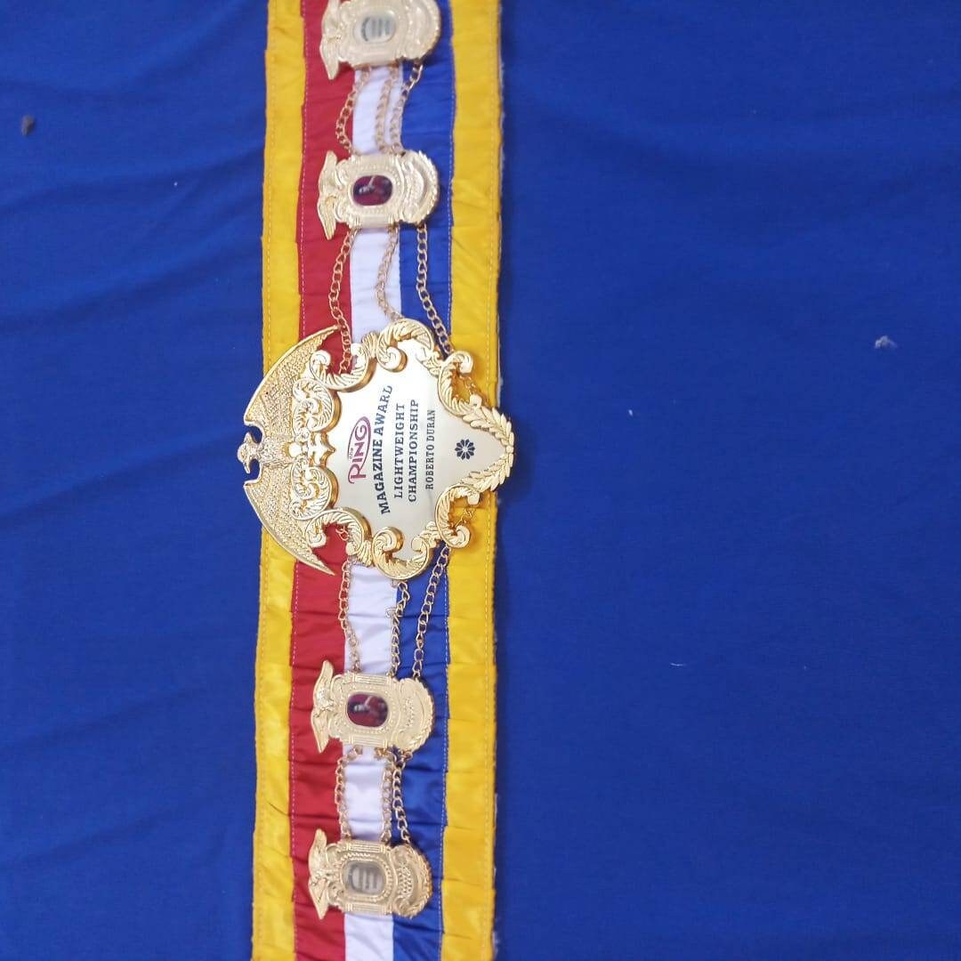 ROBERTO DURAN RING Magazine Boxing Championship Title Belt - Etsy