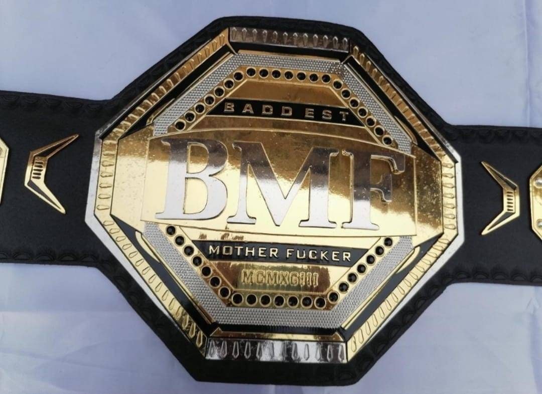 BMF World Heavyweight Wrestling Championship Title Belt - Etsy
