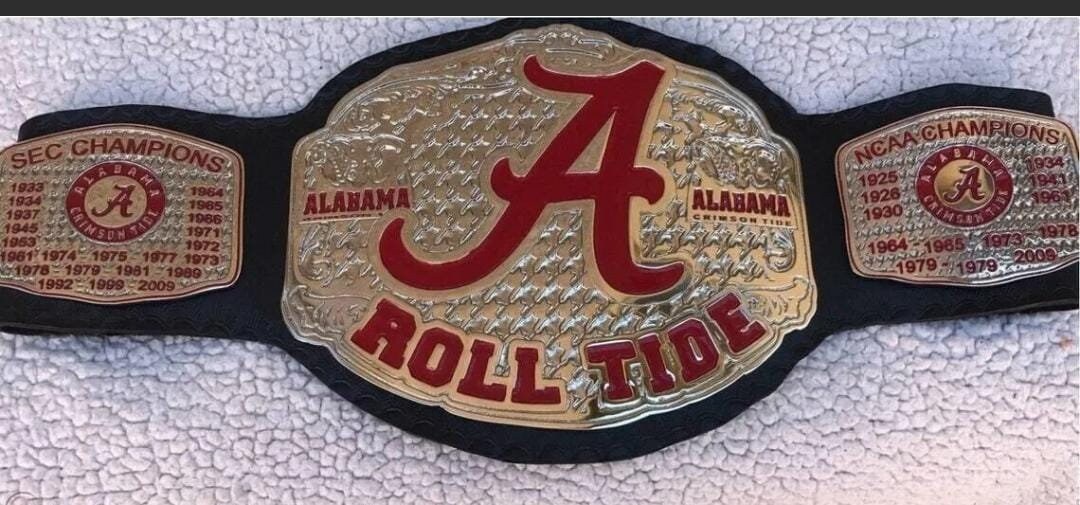New Alabama Roll Tide Championship Adult Size American Football Fan ...
