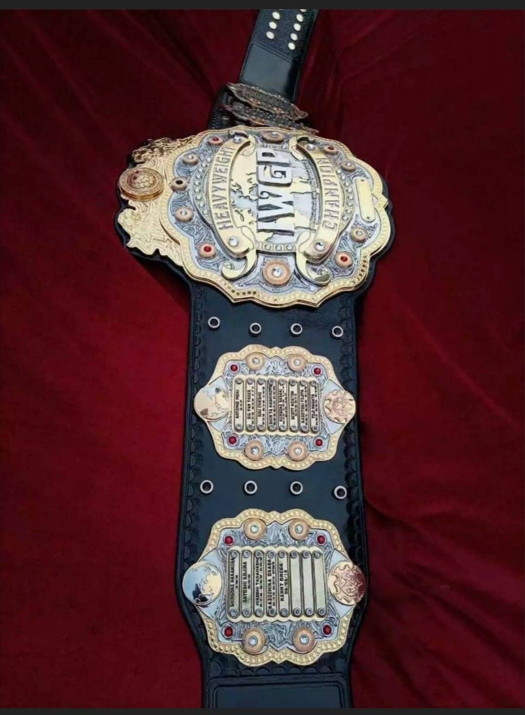 IWGP WORLD HEAVYWEIGHT Wrestling Championship Title Belt - Etsy