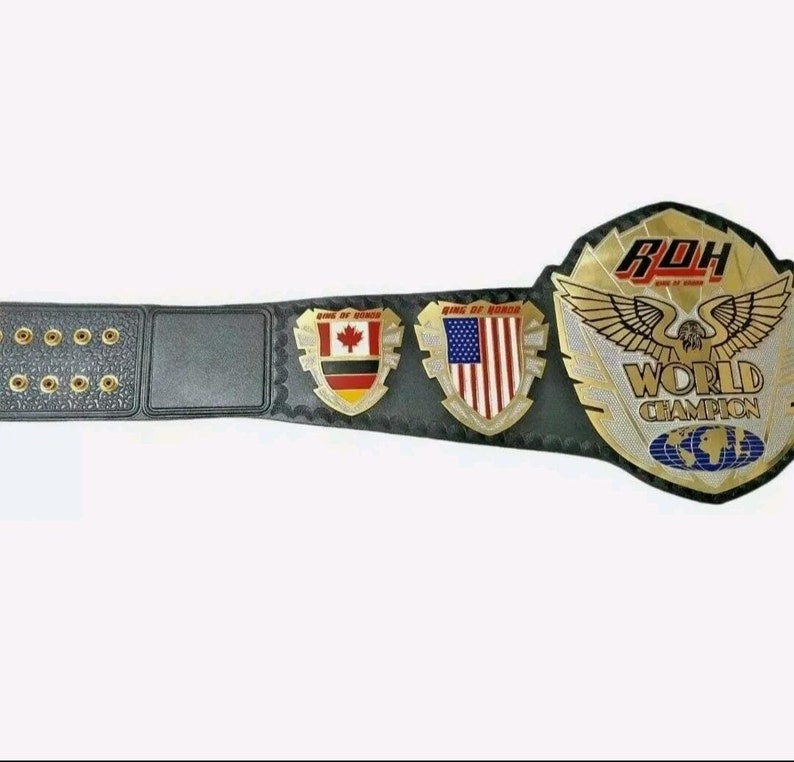 ROH WORLD HEAVYWEIGHT Wrestling Championship Title Belt - Etsy