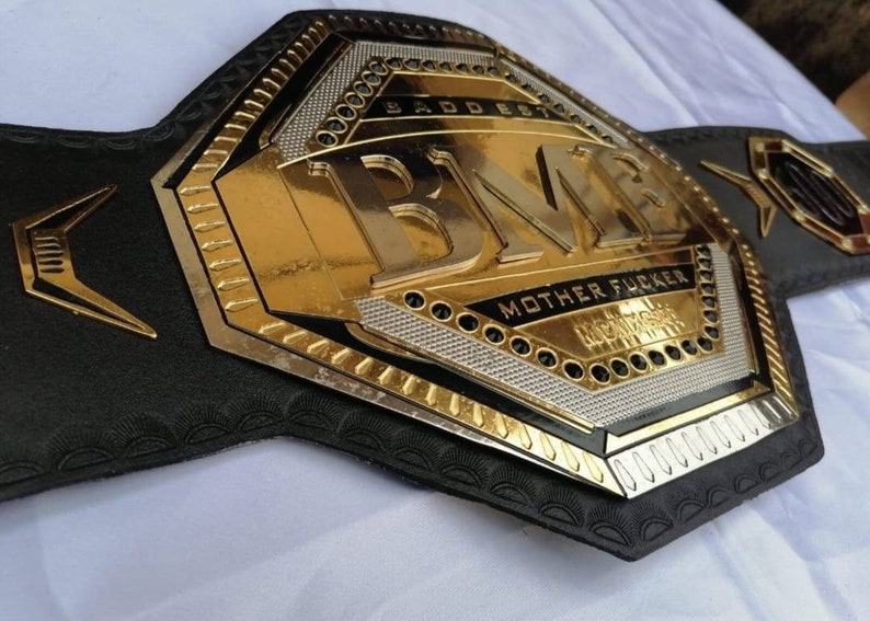 BMF World Heavyweight Wrestling Championship Title Belt - Etsy
