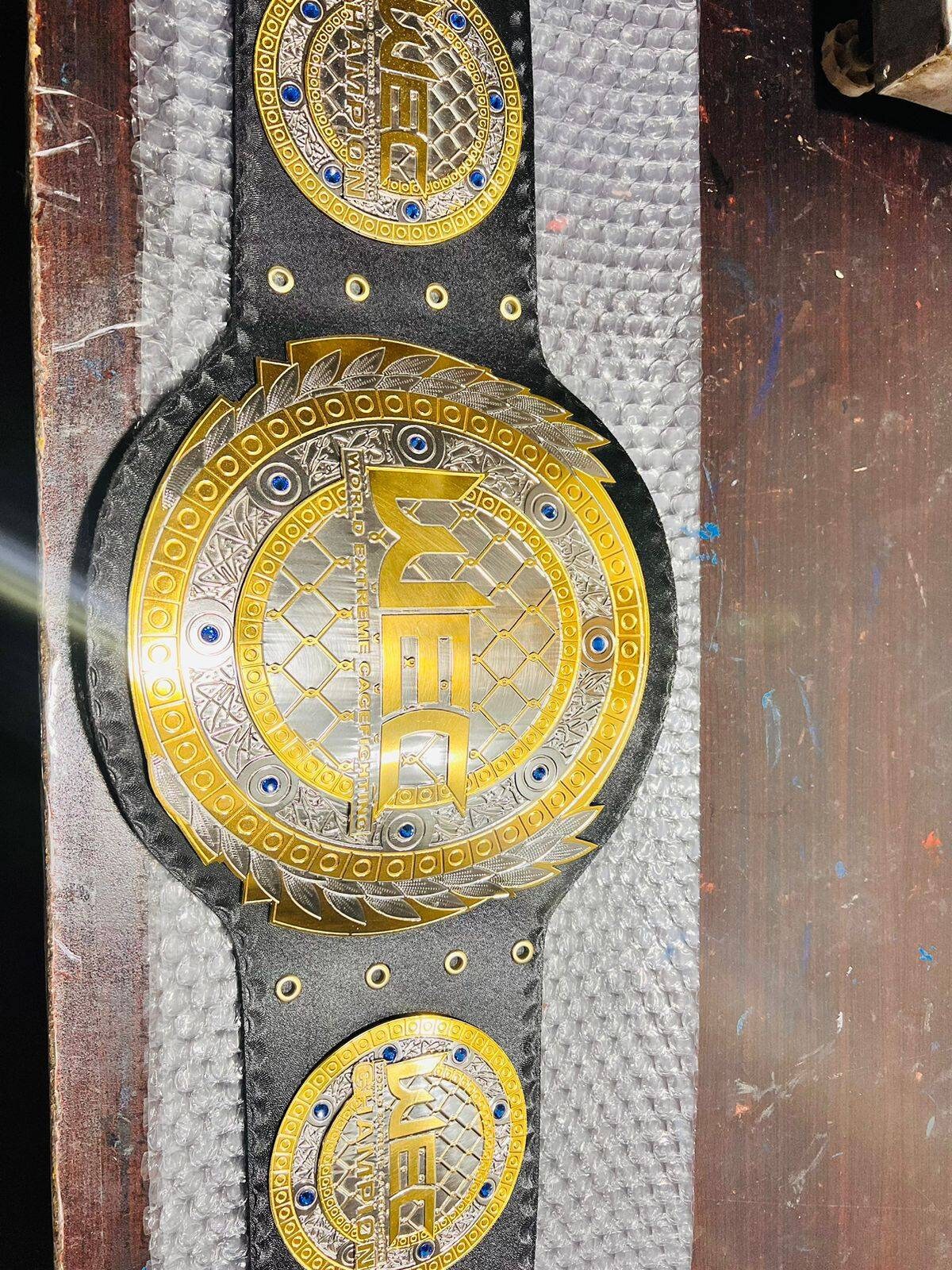 WEC WORLD EXTREME Cage Fighting Championship Title Belt - Etsy