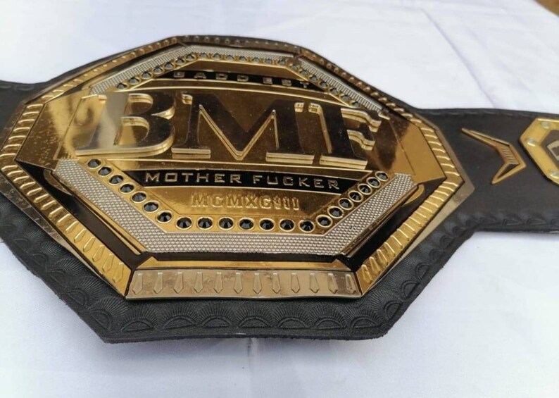 BMF World Heavyweight Wrestling Championship Title Belt - Etsy