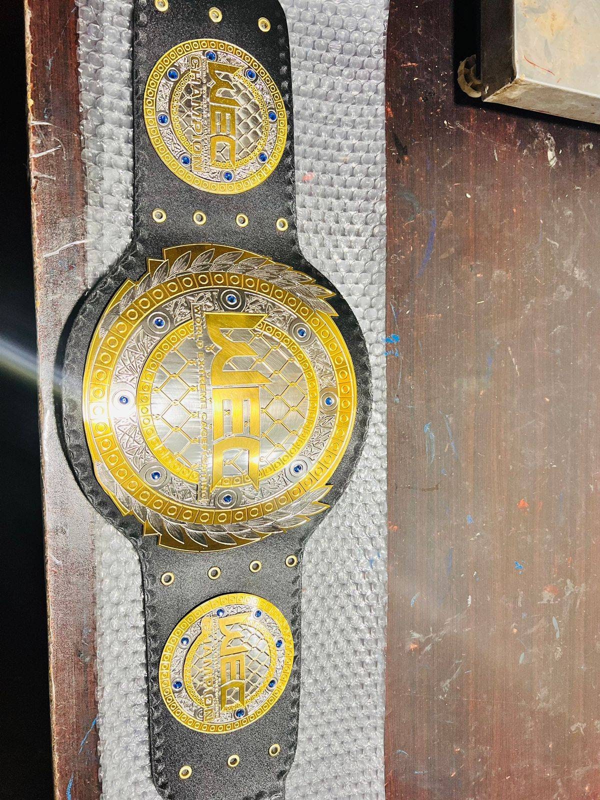 WEC WORLD EXTREME Cage Fighting Championship Title Belt - Etsy
